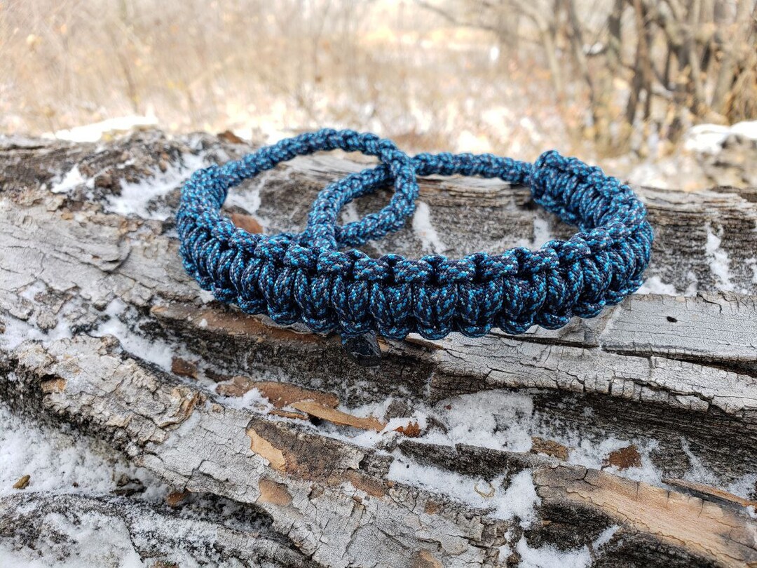 Handmade Blue Paracord Bow Wrist Sling: Archery Accessory - Etsy
