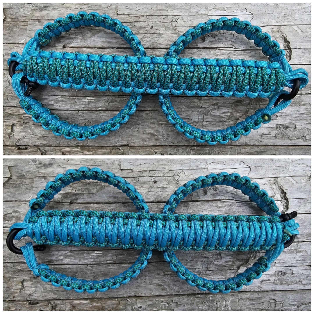 Roll-bar Grab Handles - Paracord Grips - Reversible Roll Bar Mount ...