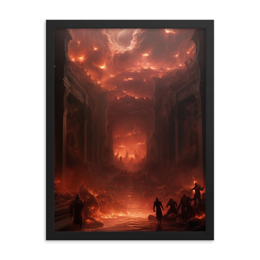 Framed Poster Fire Gates - Etsy
