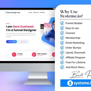 3-step Portfolio Funnel Template | Book More Calls and Close More ...
