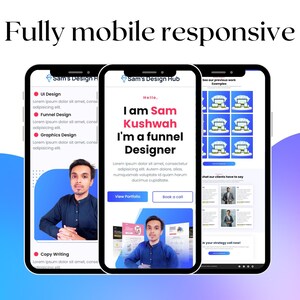 3-step Portfolio Funnel Template | Book More Calls and Close More ...