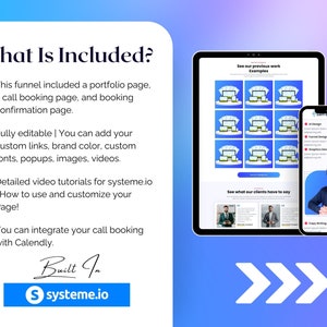 3-step Portfolio Funnel Template | Book More Calls and Close More ...