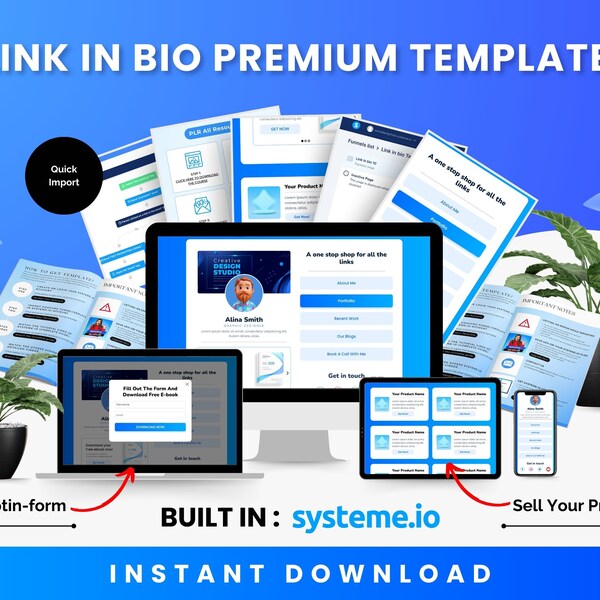 E-book Funnel Template Built in Systeme.io Sell Your E-book Like a Pro ...