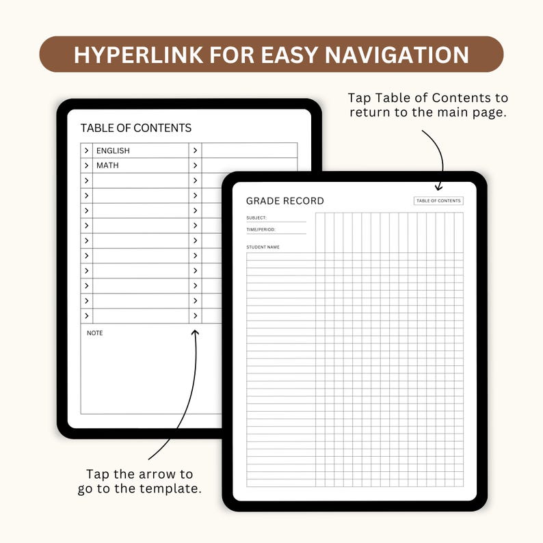 Editable Gradebook, Teacher Grade Record Sheet, Teacher Planner - Etsy