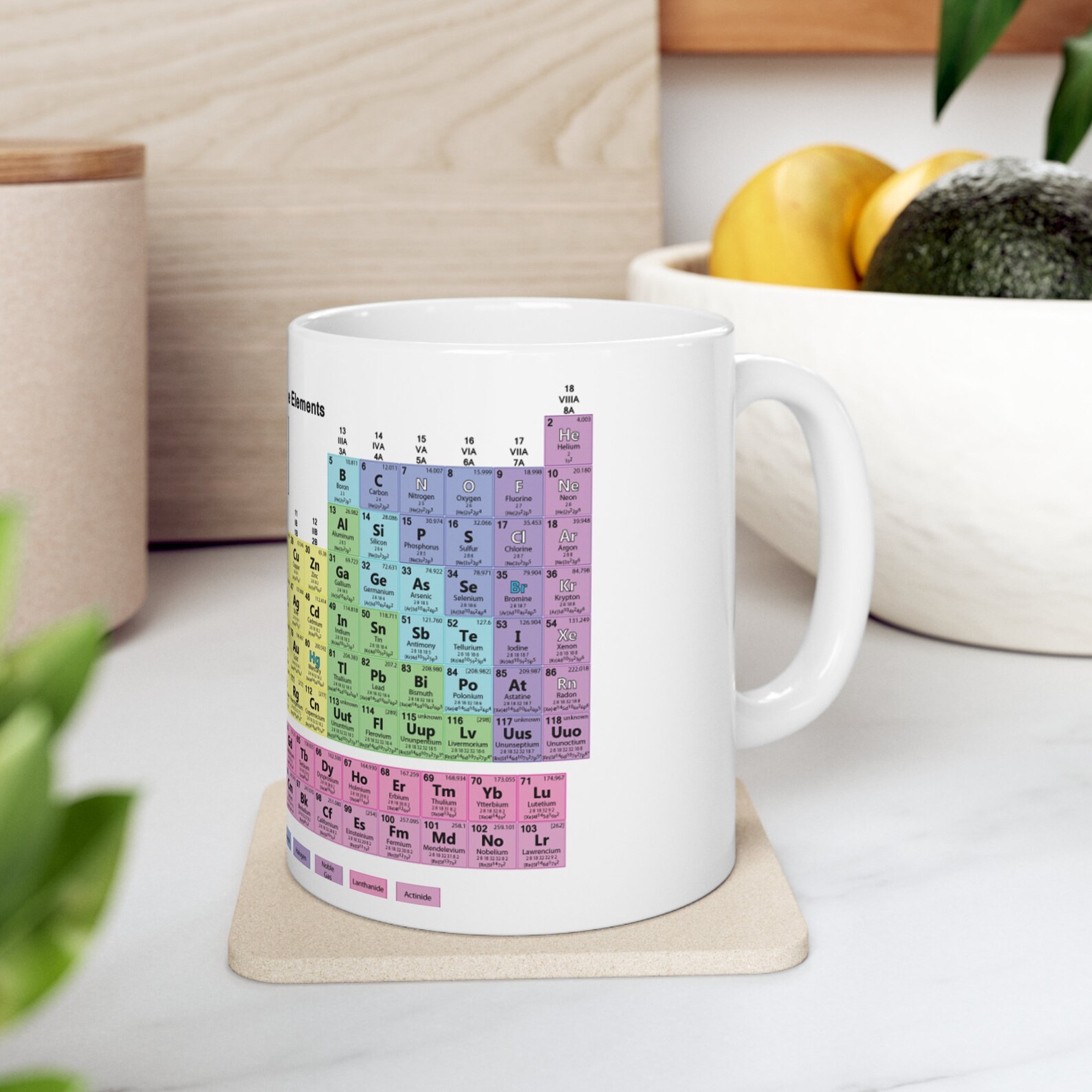 Periodic Table of Elements | Science Mug |ceramic Mug 11oz - Etsy