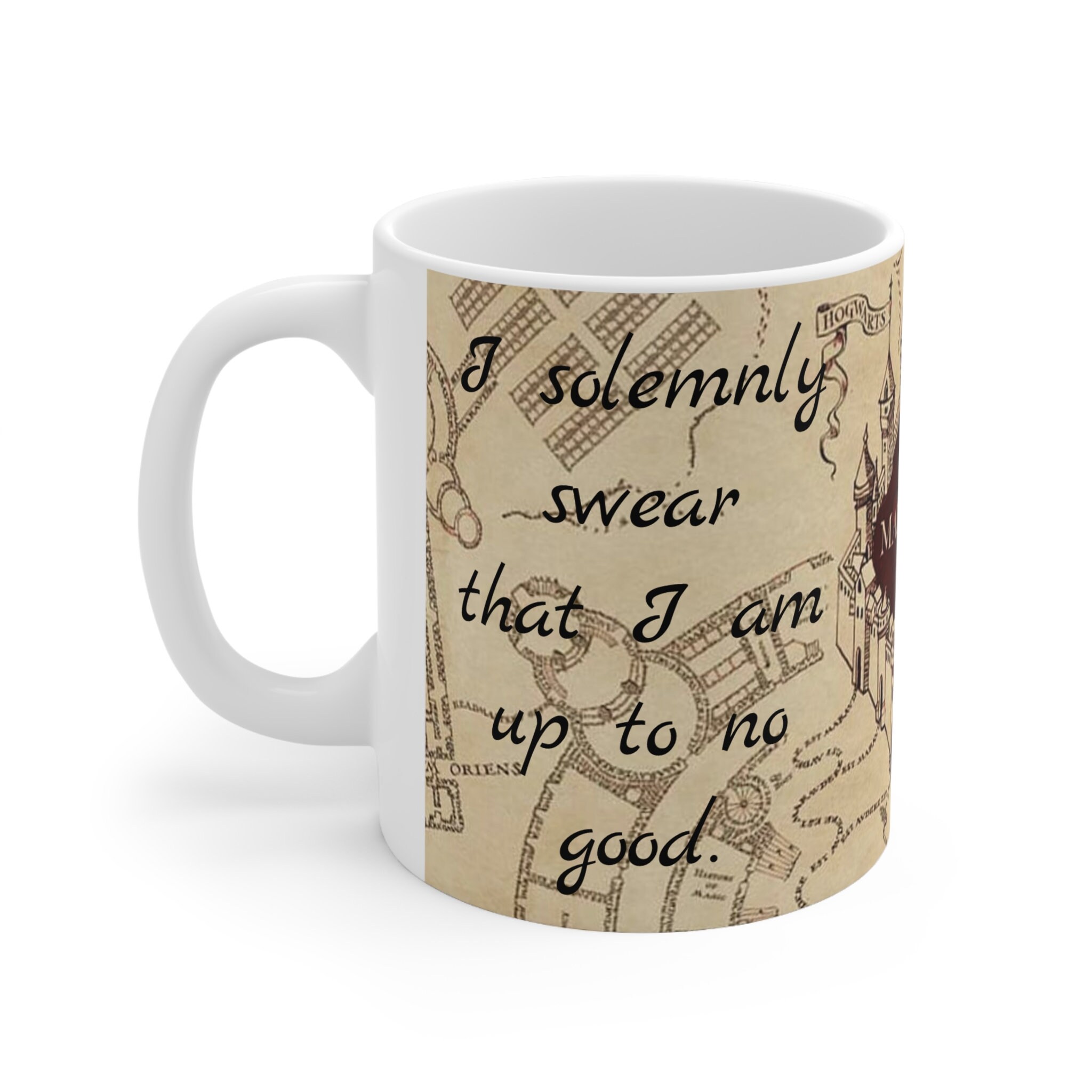 Marauder's Map Harry Potter I Solemnly Swear That I Am - Etsy