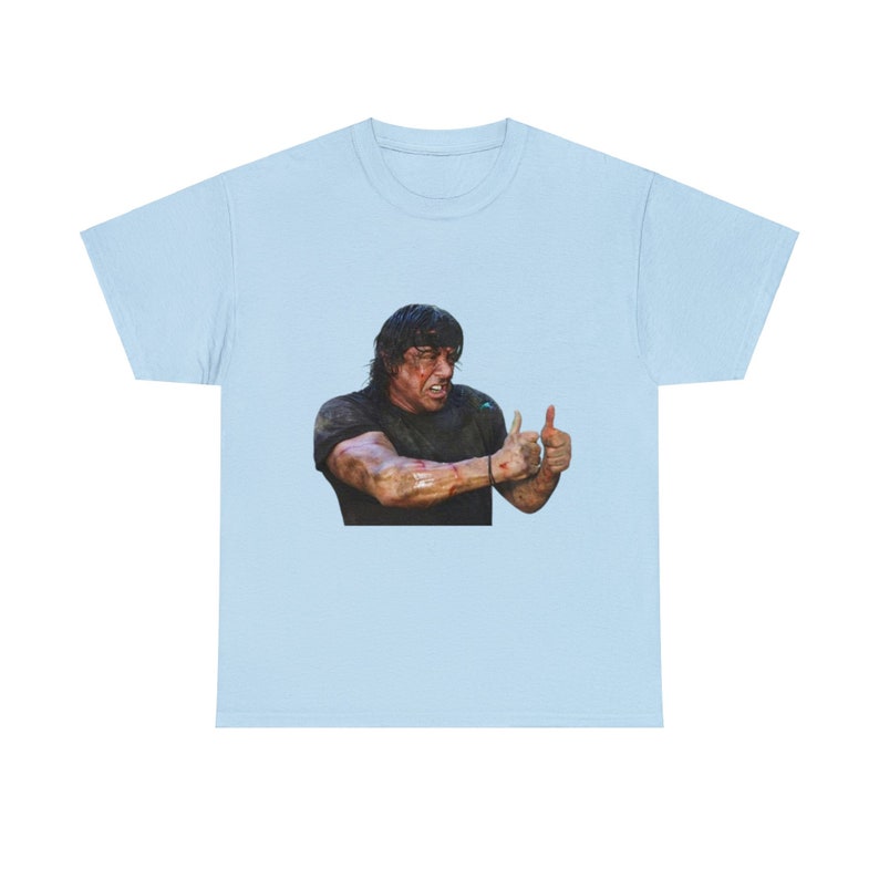 Rambo | Double Thumbs up | Sylvester Stallone | Unisex Heavy Cotton Tee ...