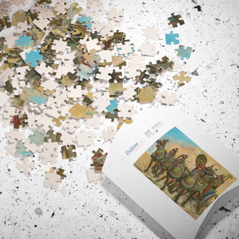 Assyrian | Chariot | Archers | Warriors | Battle | Puzzle (110 Piece ...