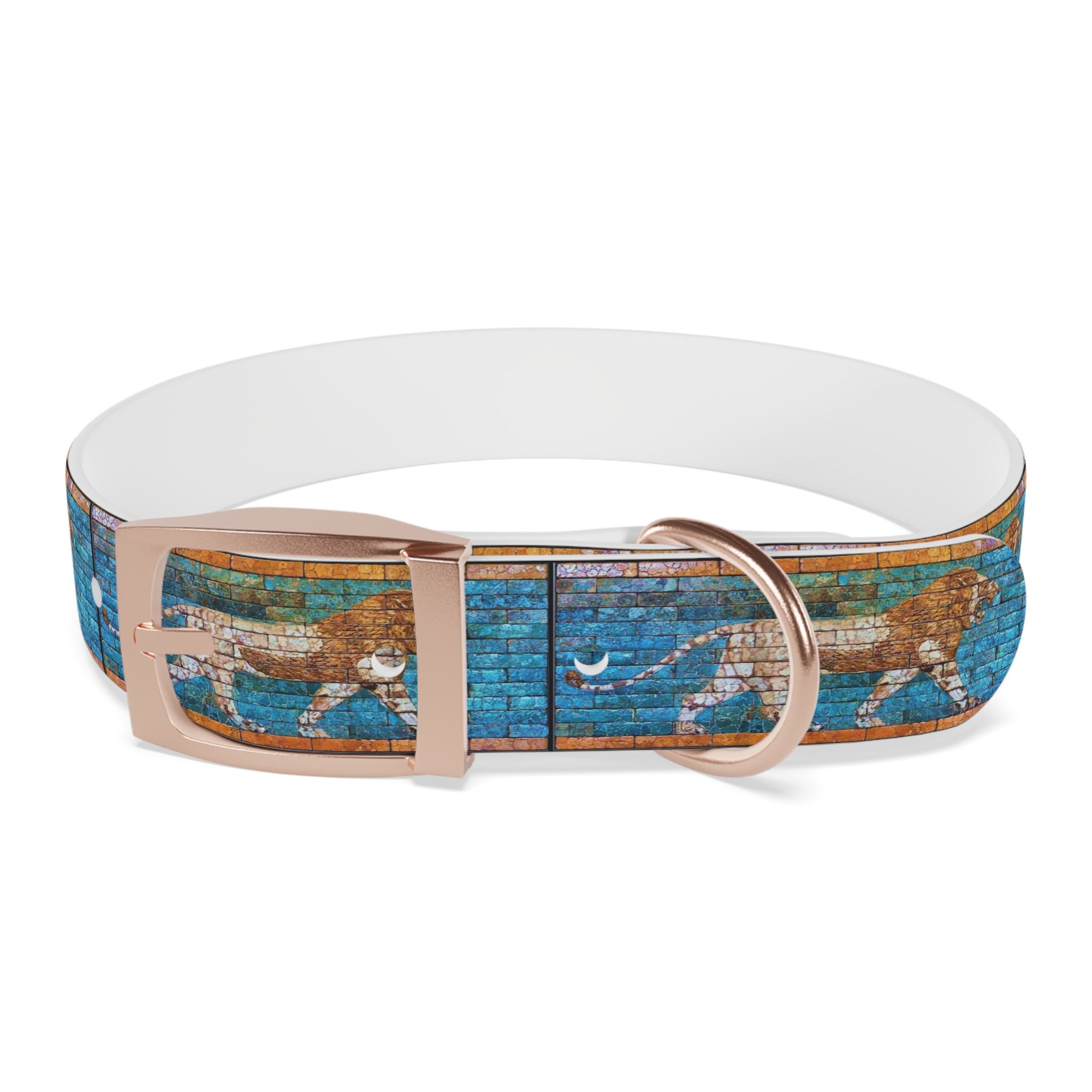 Assyrian Lion | Striding Lion | Ishtar Gate | Dog Collar - Etsy