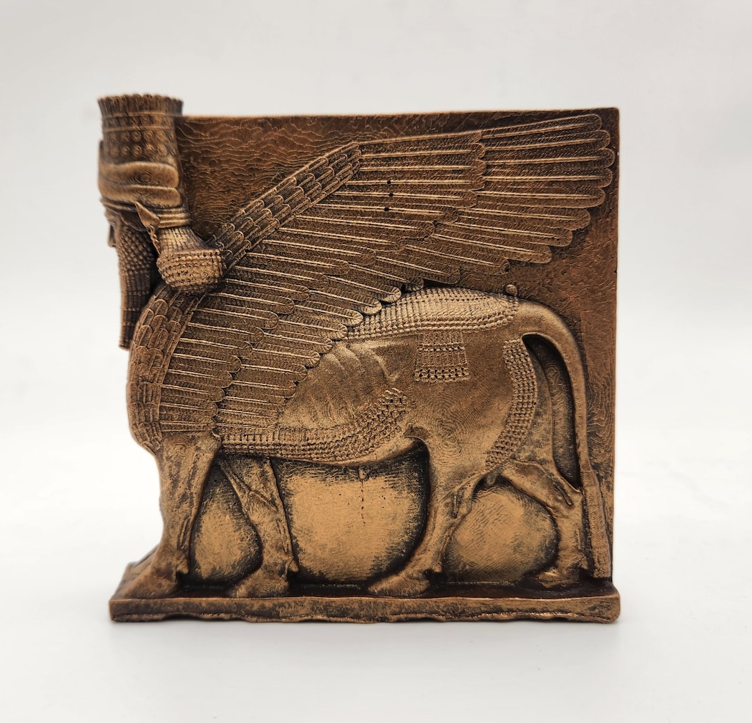 Assyrian Lamassu Museum Replica Artifact Handcrafted - Etsy