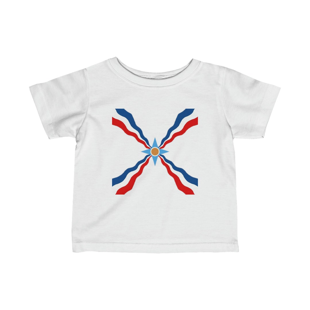 Assyrian Flag Tee | Assyria | Kids | Toddler | Baby | Various Colours | Infant Fine Jersey Tee ...