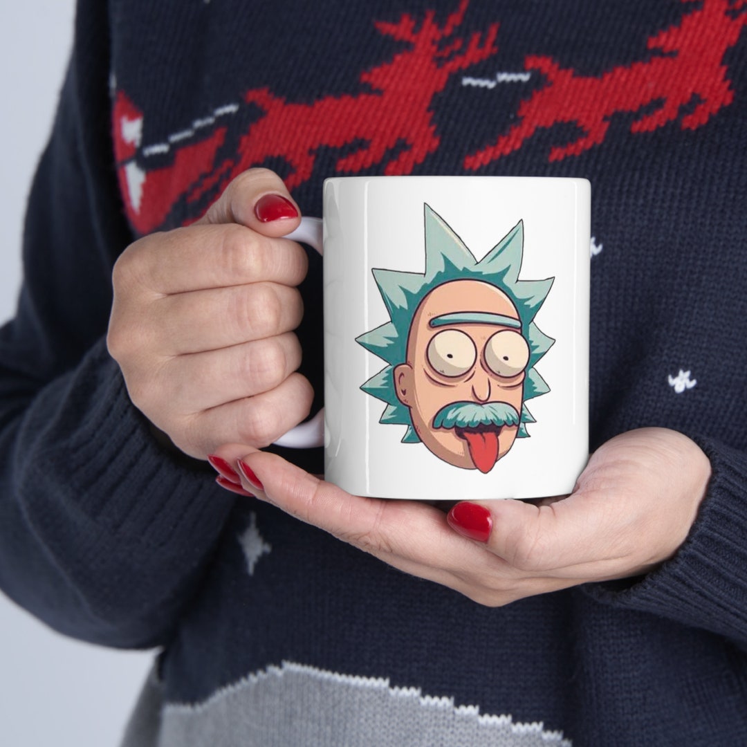 Rick Einstein | Rick and Morty | Cartoon | Ceramic Mug 11oz - Etsy