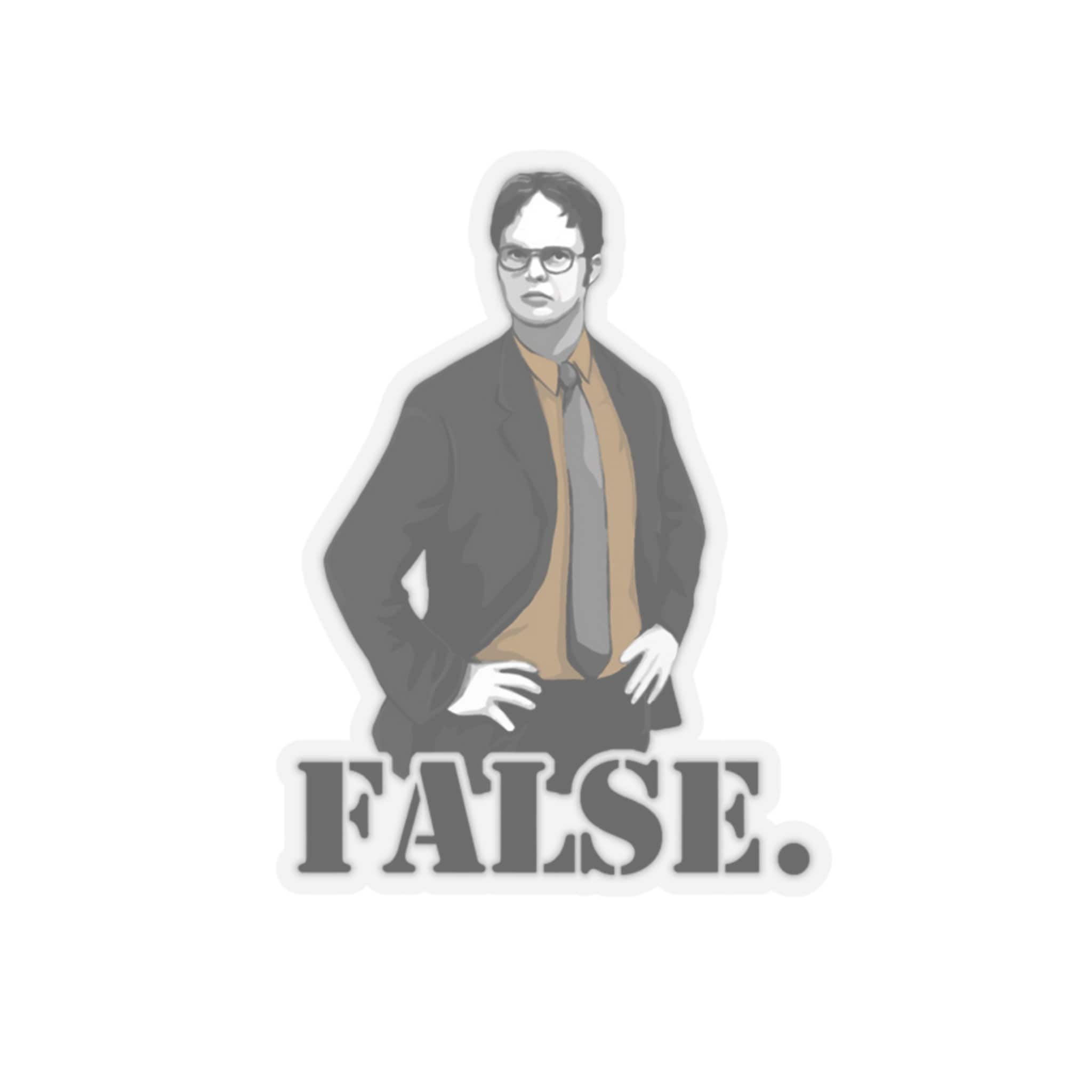 Dwight Schrute the Office Kiss-cut Stickers - Etsy