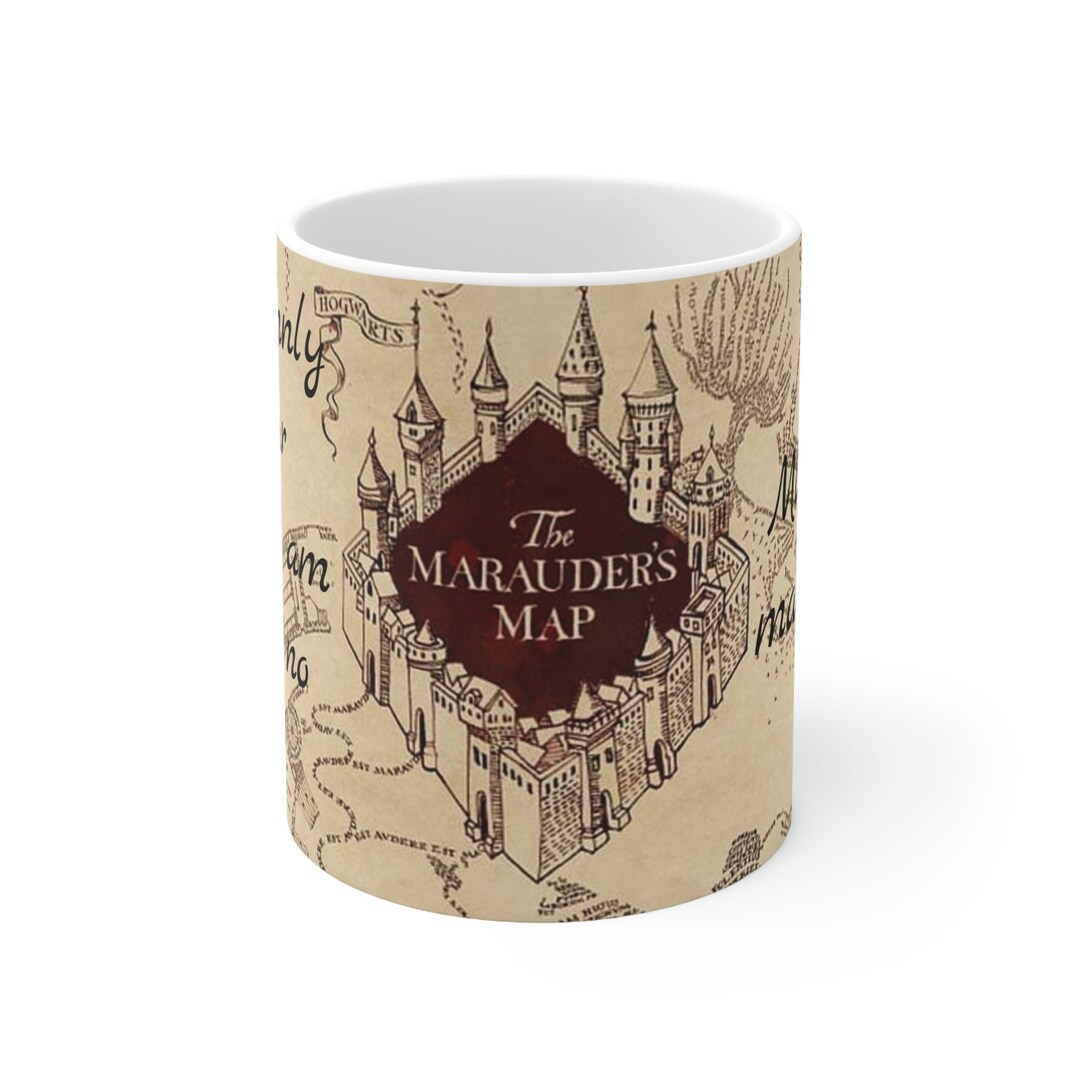 Marauder's Map Harry Potter I Solemnly Swear That I Am - Etsy