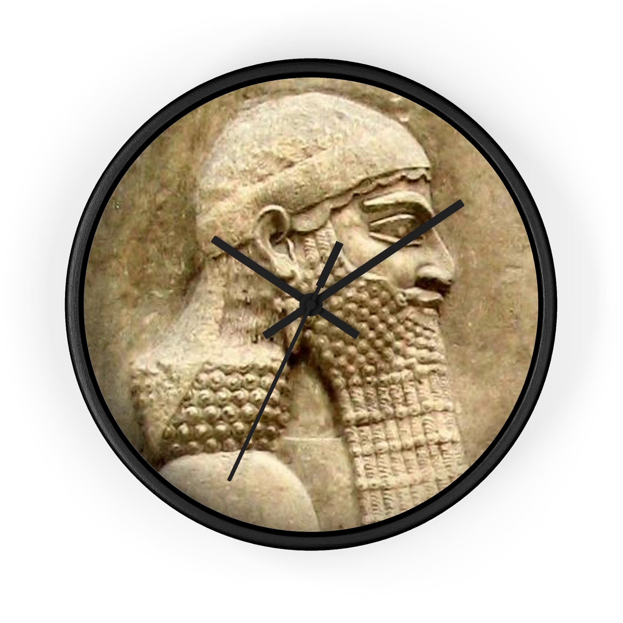 Assyrian King Wall Clock - Etsy
