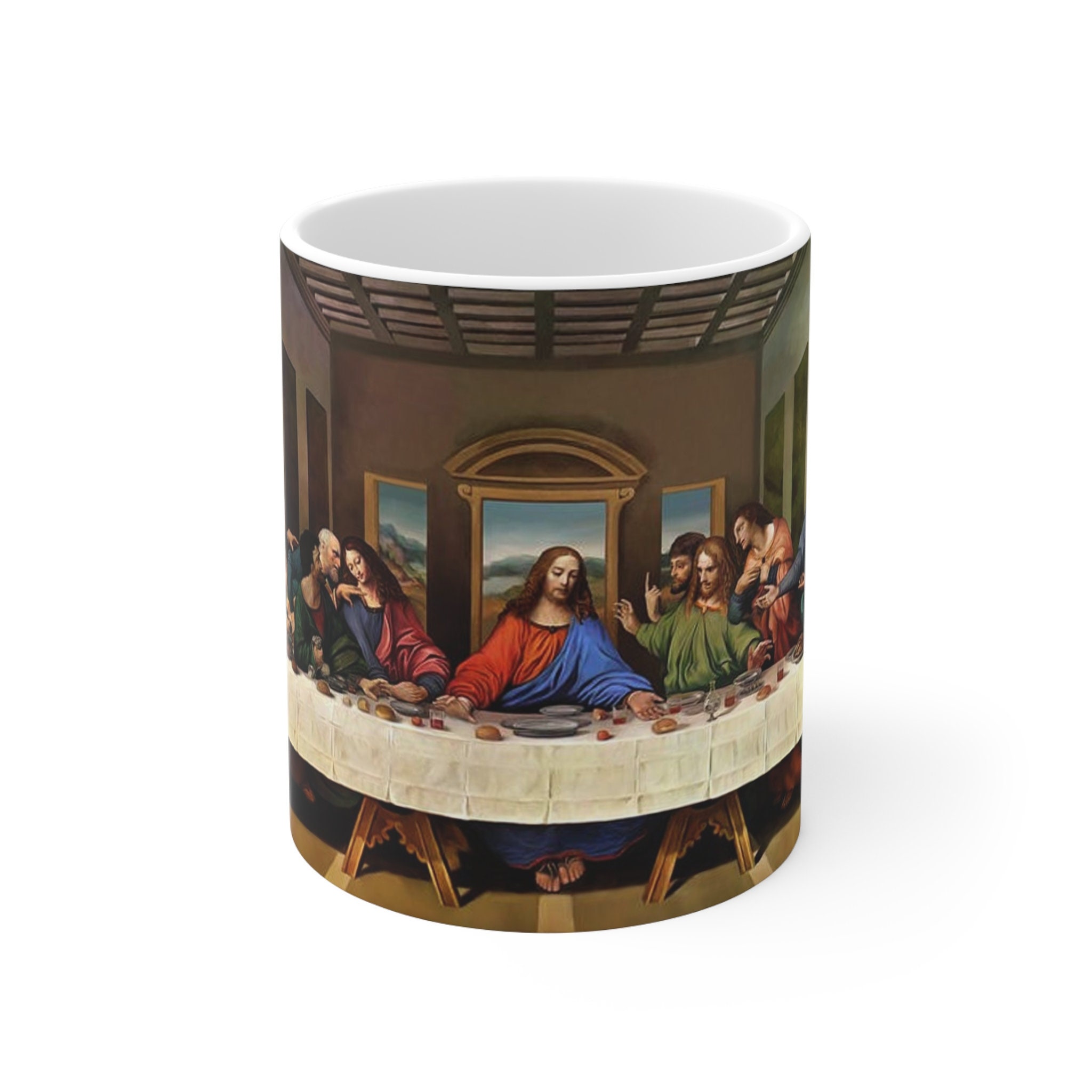 Last Supper | Jesus | Leonardo Da Vinci | Ceramic Mug 11oz - Etsy