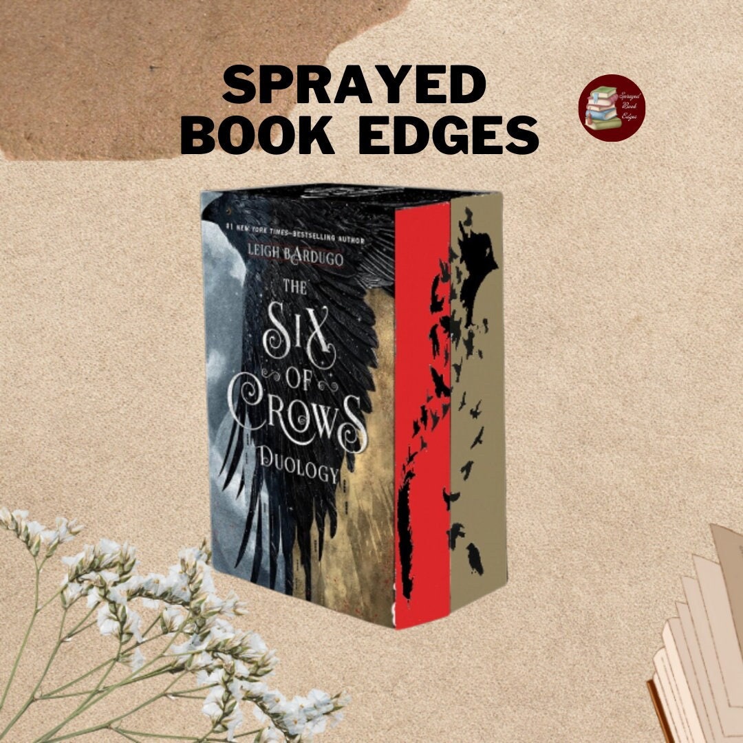Six of Crows Duology Leigh Bardugo Custom Sprayed Edges Book Set - Etsy