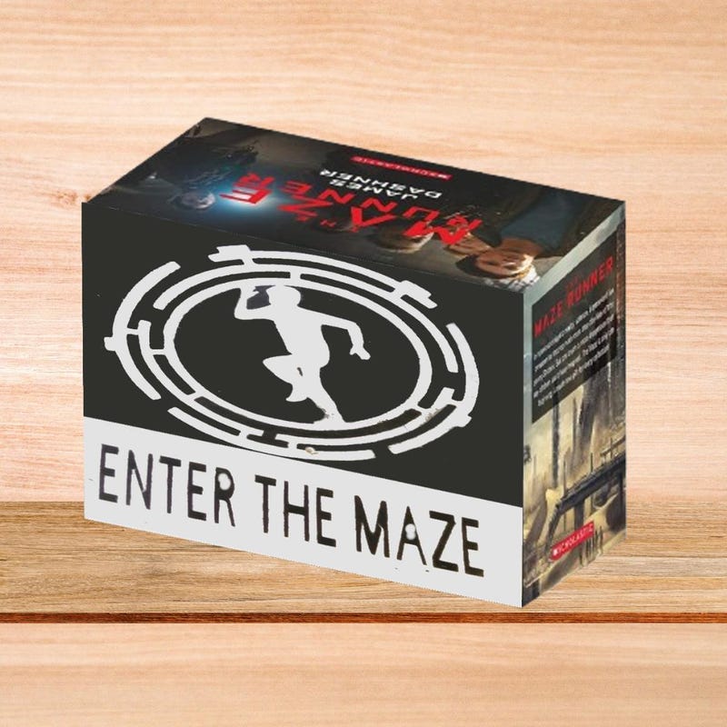 The Maze Runner Book Cover - Etsy