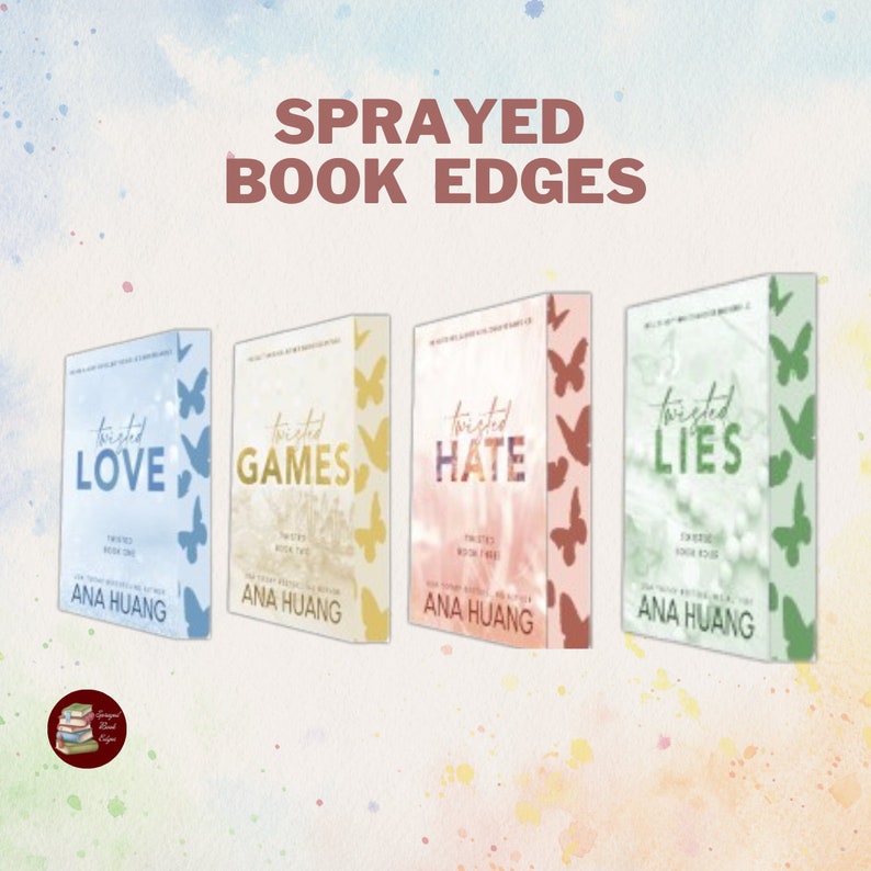 Twisted Series by Ana Huang Custom Sprayed Edges Books - Etsy Canada