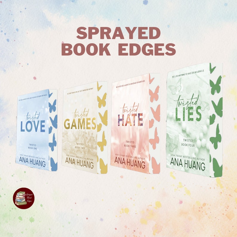 Twisted Series by Ana Huang Custom Sprayed Edges Books - Etsy Canada