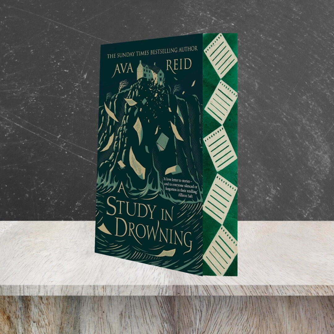 A Study in Drowning, Ava Reid, Sprayed Edges Custom-made Special ...