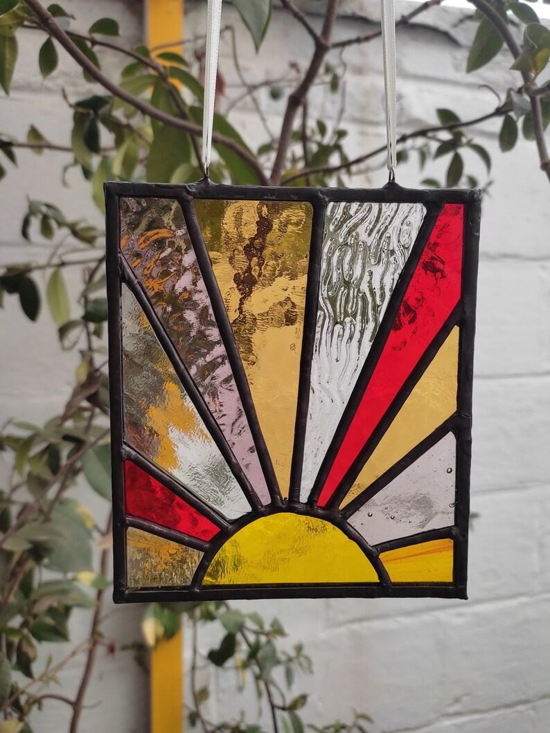 Sunbeams Glass Suncatcher Handmade Stained Glass Tiffany Technique ...