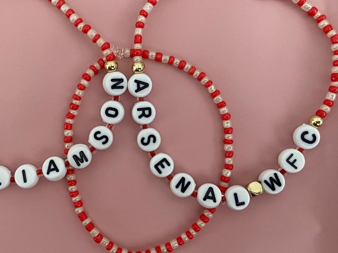 Arsenal WFC Player Bracelet 3pack - Etsy