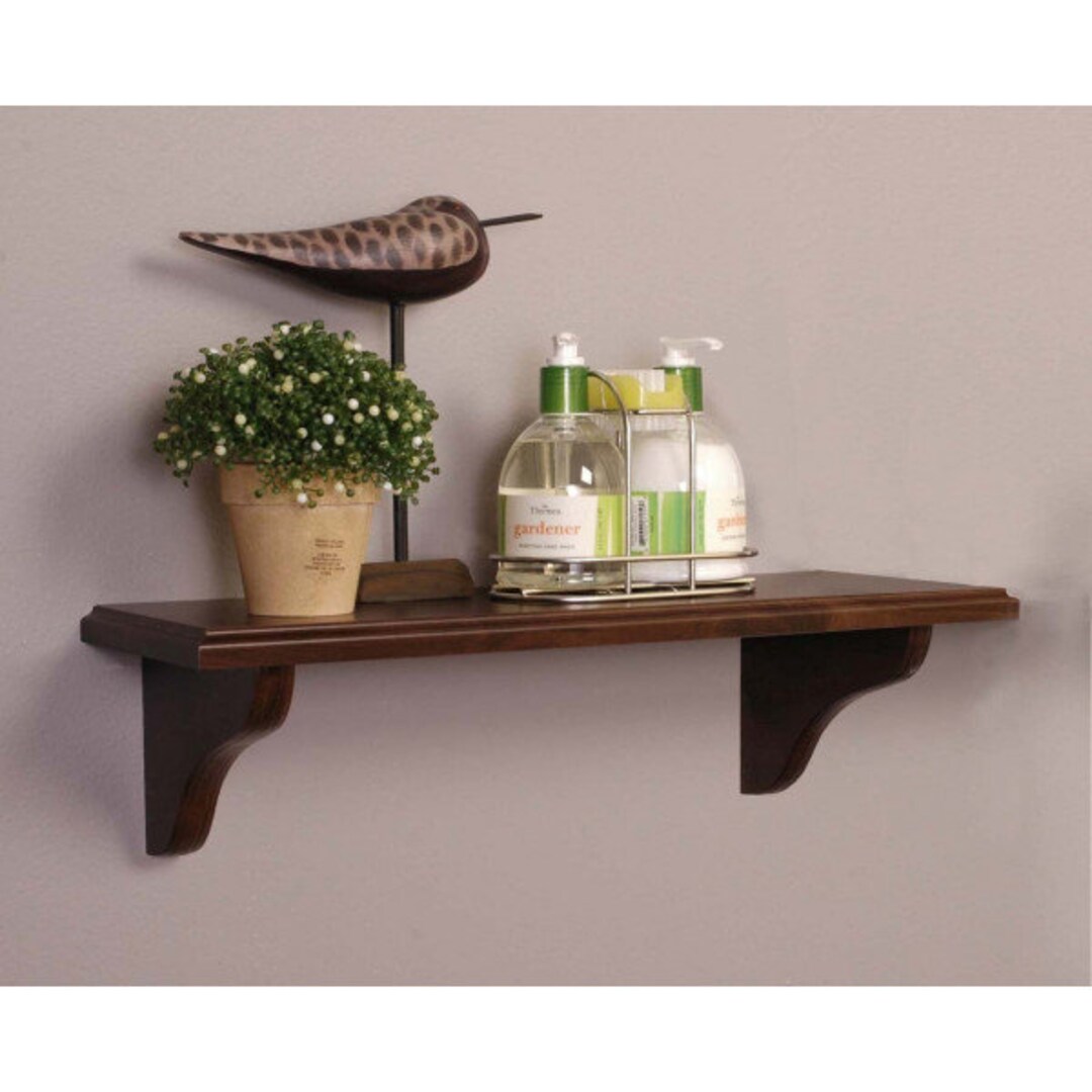 Wall Shelf Corbel Shelf / Rustic Shelf With Corbels / Farmhouse Shelf ...