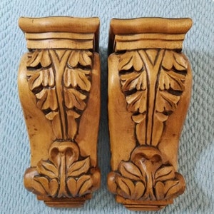 Carved Wooden Corbles Wall Decor Home Hand Carved Wooden Fireplace or ...
