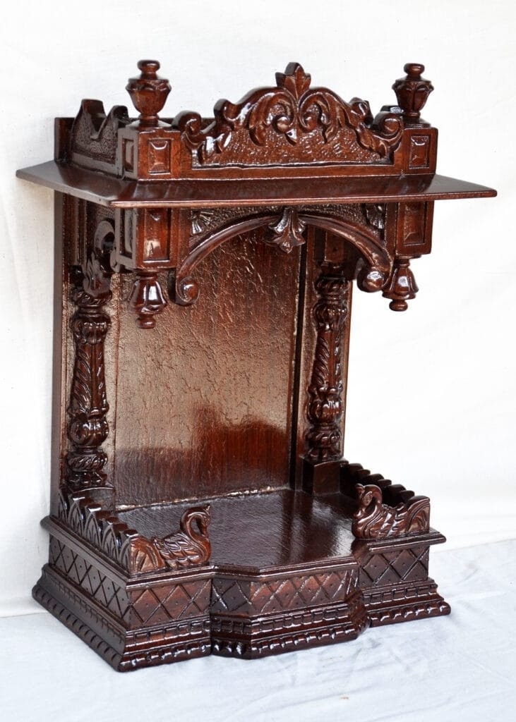 Hindu Temple Pooja Mandir Wooden Alter for Hometemple for Office Style ...