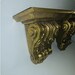 2 Pcs Wall Corbel Pair of Hollywood Regency Gold Gilt Corbels Shelf ...