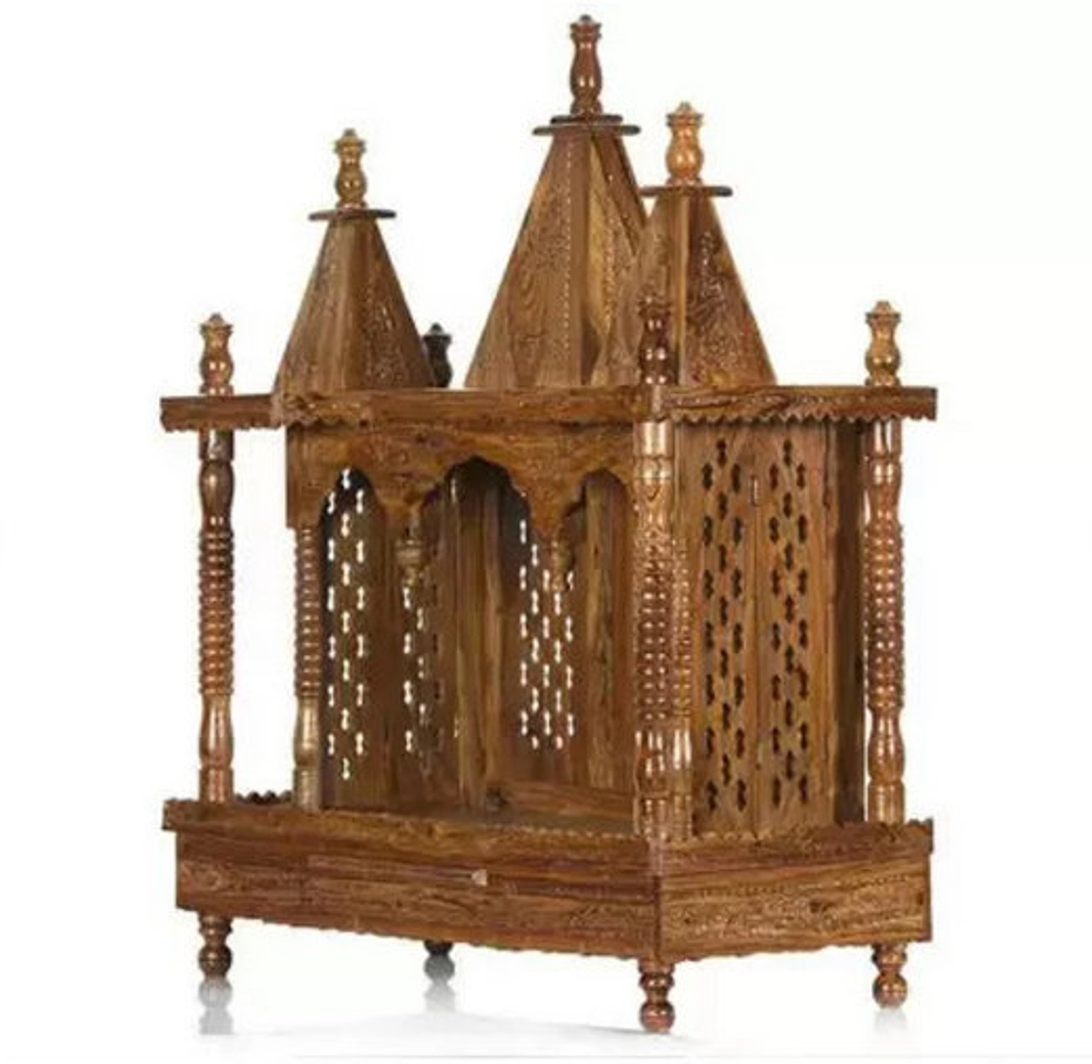 42'' Home Temple/wood Temple/mandir/mandap for Pooja/worship Temple ...