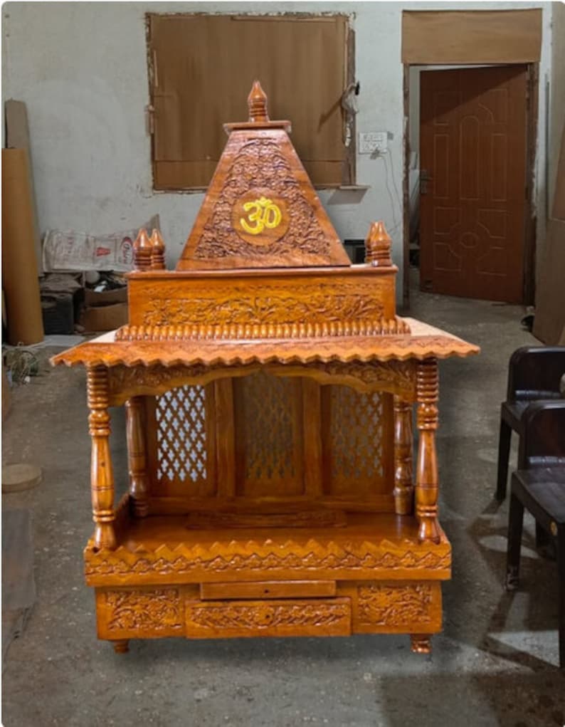 Hindu Mandir/pooja Mandir Wooden Temples/temple Dome/puja Mandir ...