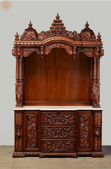 72''temple Mandir Wooden Big Home Temple, Pooja Mandir, Home Temple ...