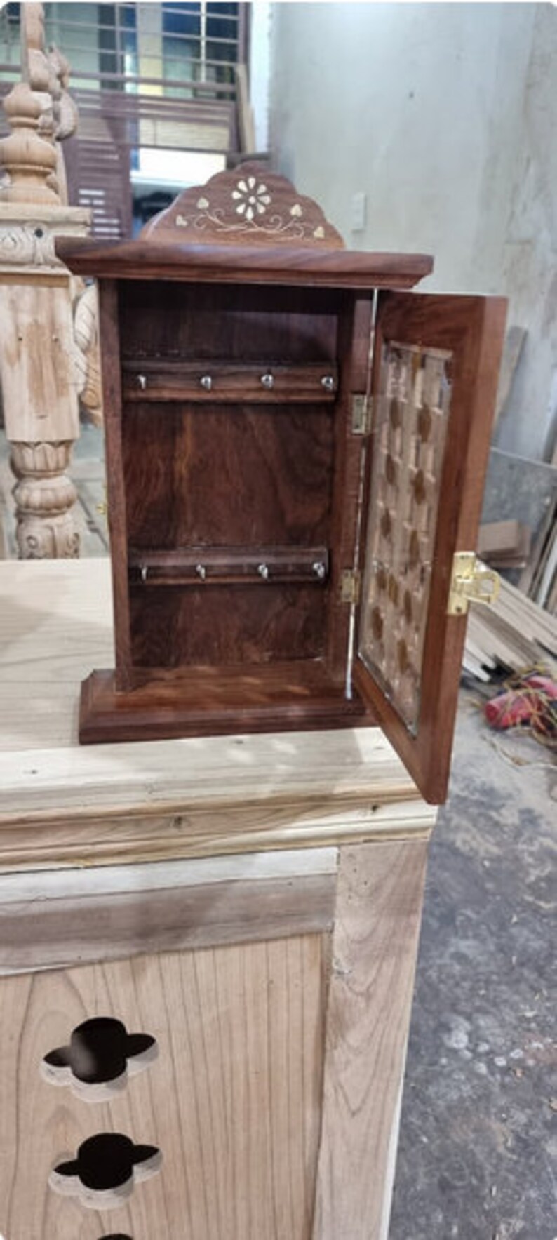 Wooden Key Holder Key Box Best Key Box/ Solid Wooden Key Cabinet,wooden ...