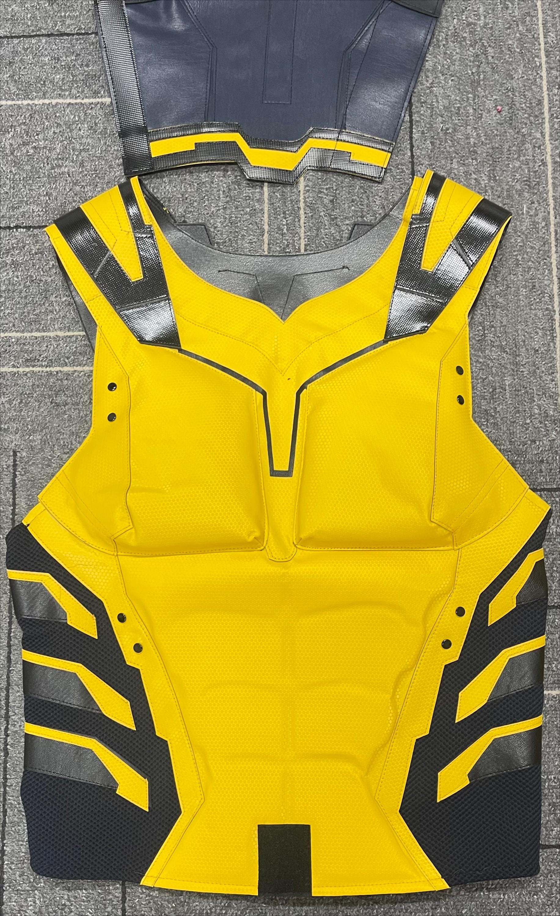 Complete Outfit Costume Cosplay Wolverine With Vest Belt Gloves ...