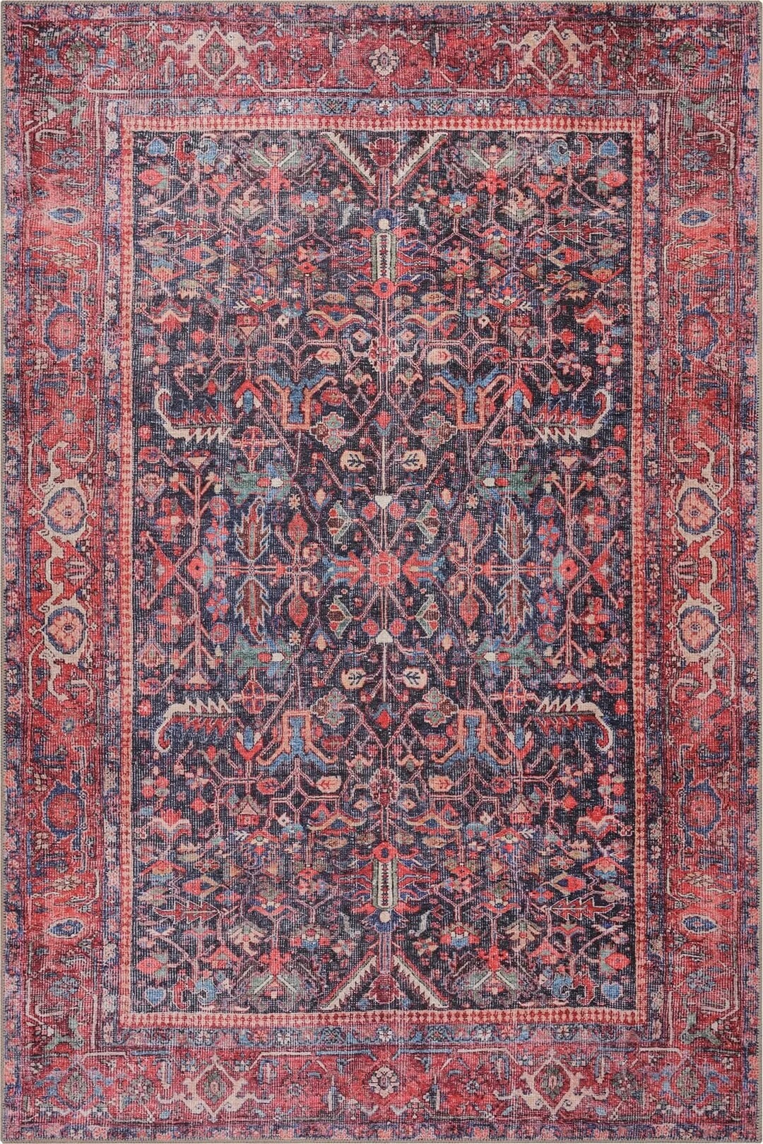 210 X 310 Cm Antique Large Rug 1960s Large Old Area Rug Persian Living ...