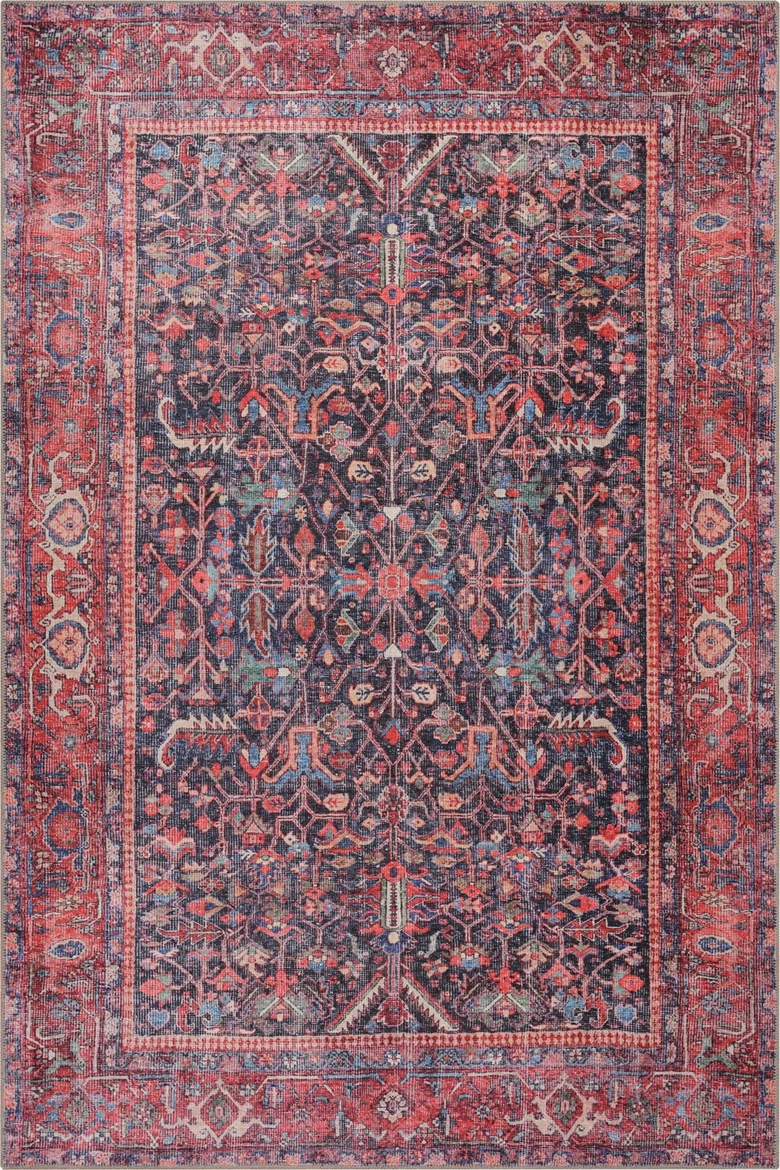 210 X 310 Cm Antique Large Rug 1960s Large Old Area Rug Persian Living ...