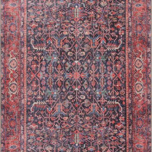 210 X 310 Cm Antique Large Rug 1960s Large Old Area Rug Persian Living ...