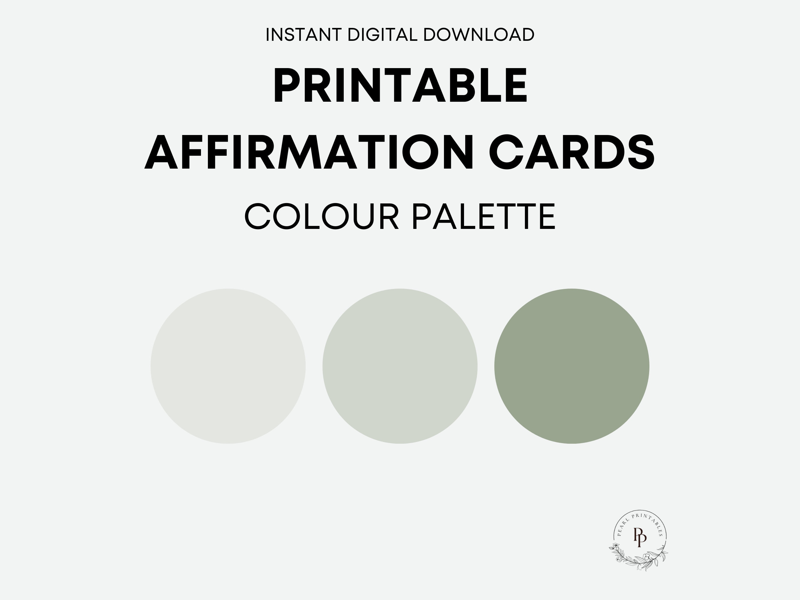 48 Printable Affirmation Cards For Self Love Manifestation Cards