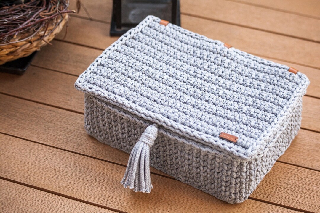 HANDMADE CROCKET Lockable Basket - Etsy