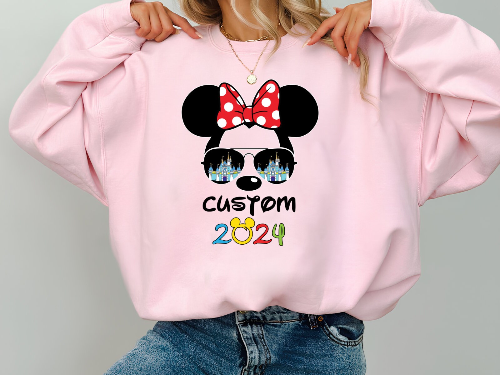 Custom Disney 2024 Shirt, Minnie And Mickey Shirt, Custom Disney 2024 ...