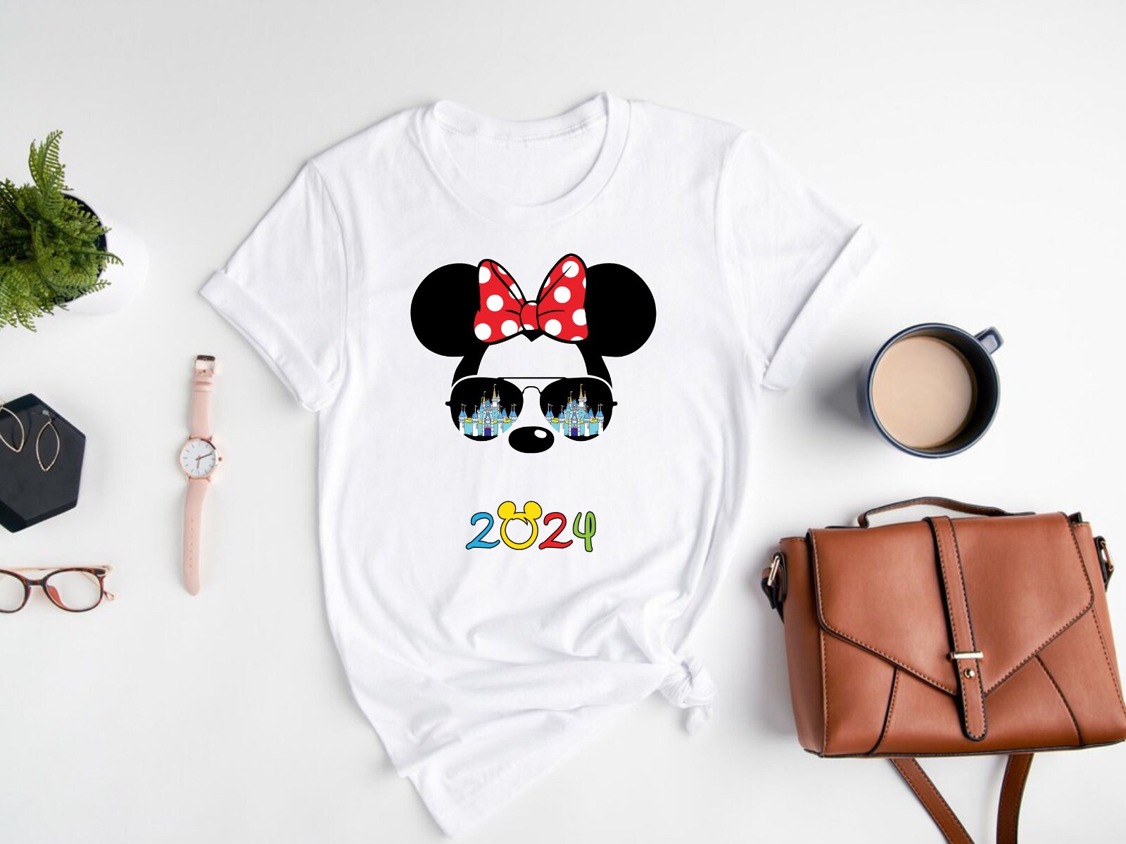 Custom Disney 2024 Shirt, Minnie And Mickey Shirt, Custom Disney 2024 ...