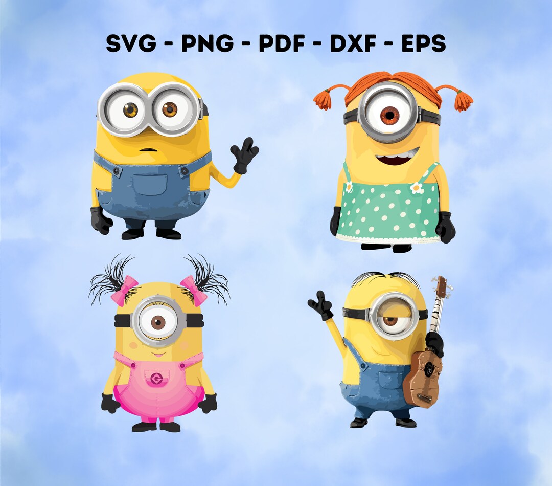 Minions Svg, Minions Png, Minions Shirt, Minions Vector, Minions ...