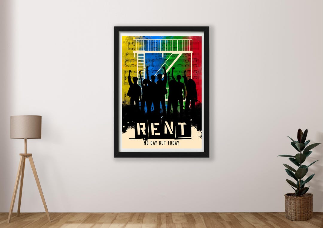 Rent the Musical Poster Print - Digital Posters, Wall Art, Home Decor ...