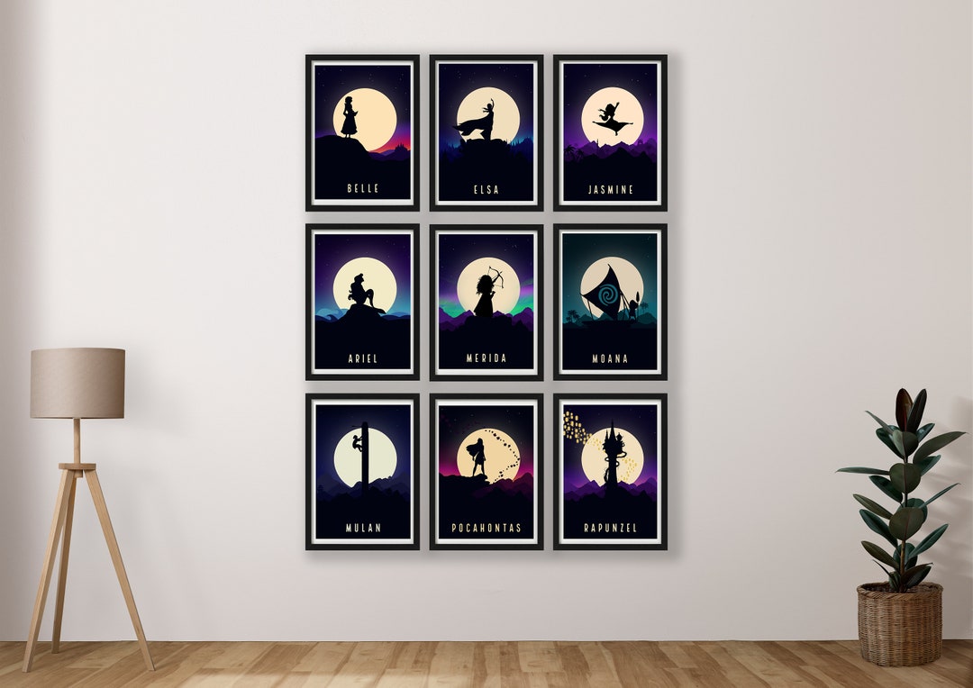Midnight Princess Collection Prints Available in A2 A3 A4 - Etsy