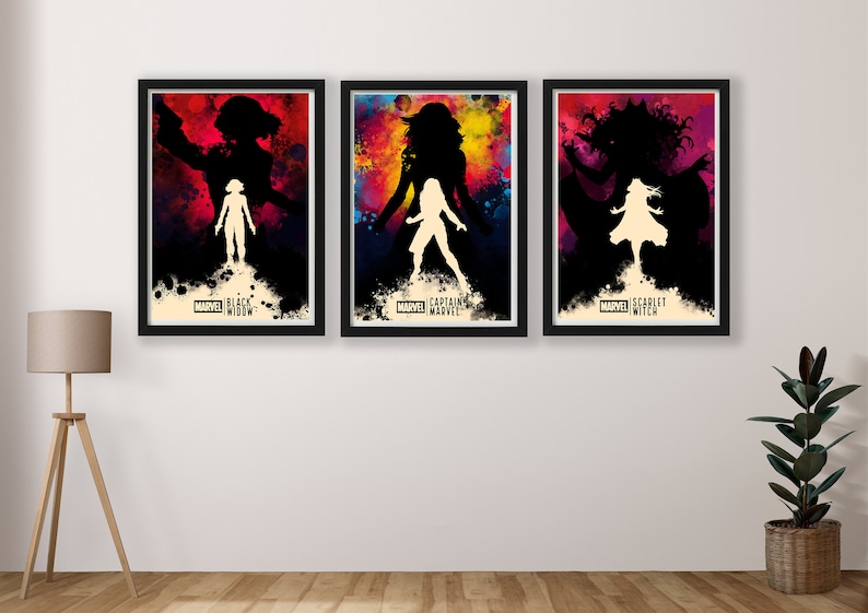 Marvel Scarlet Witch Movie Comic Print Available in A2 A3 A4 - Etsy