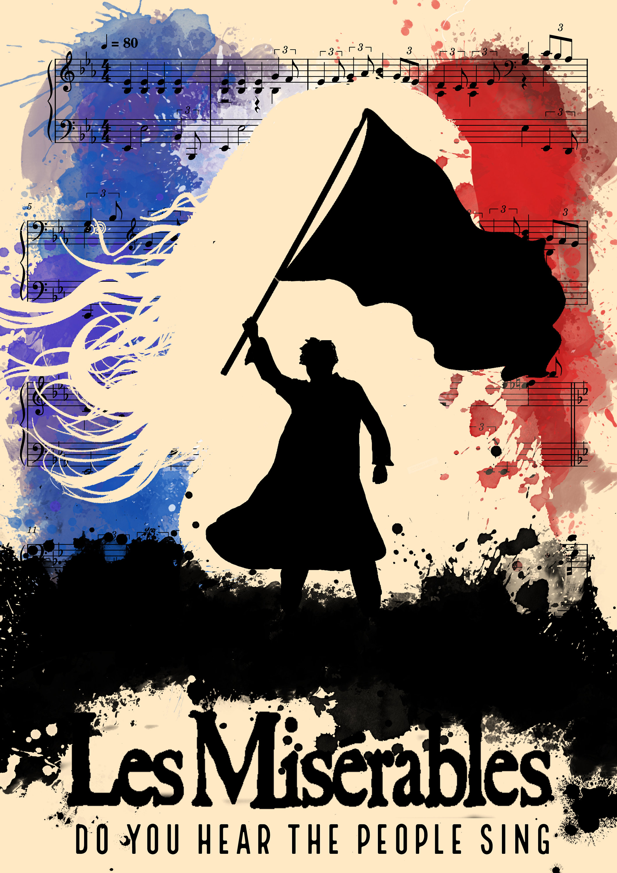 Les Miserables Musical Print Available in A2 A3 A4 - Etsy