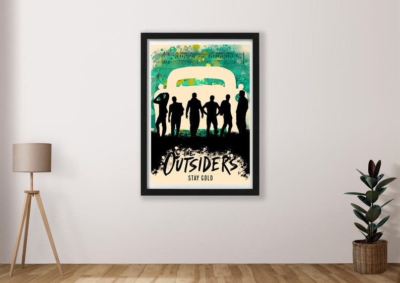 The Outsiders Musical Poster – Minimalist Broadway Art (digital ...