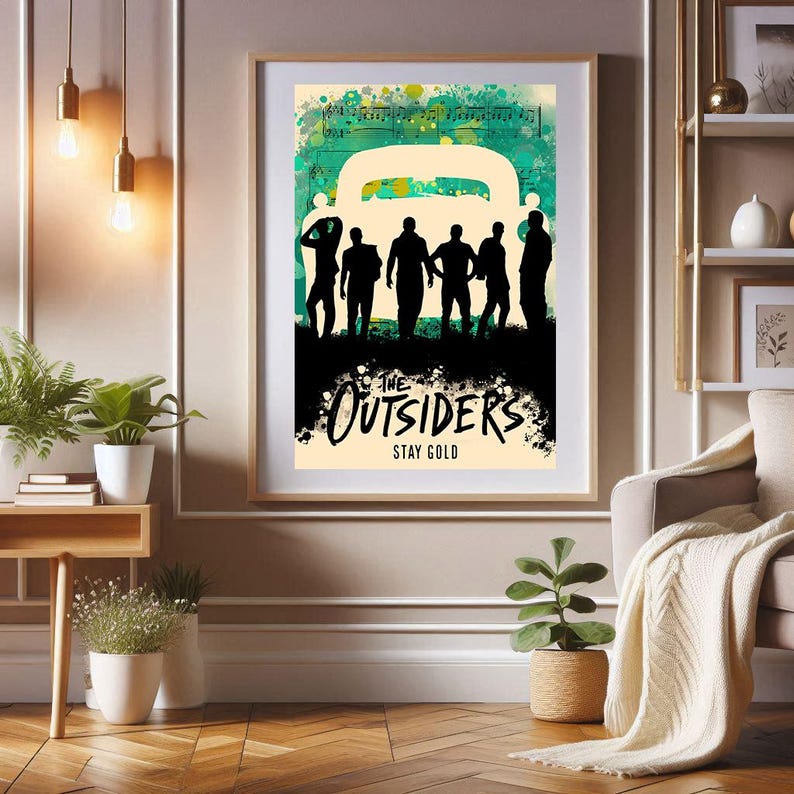 The Outsiders Musical Poster – Minimalist Broadway Art (digital ...